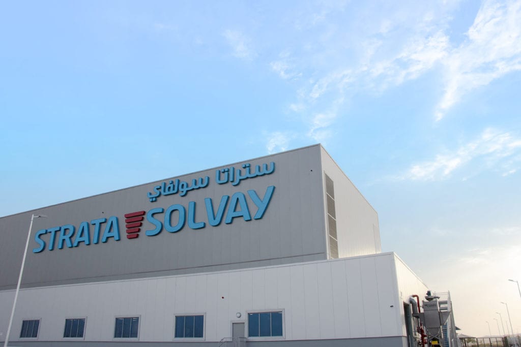 Strata and Solvay complete joint manufacturing facility serving ...