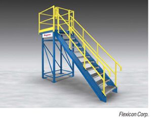 Anti-slip access platforms to reach elevated process equipment safely ...