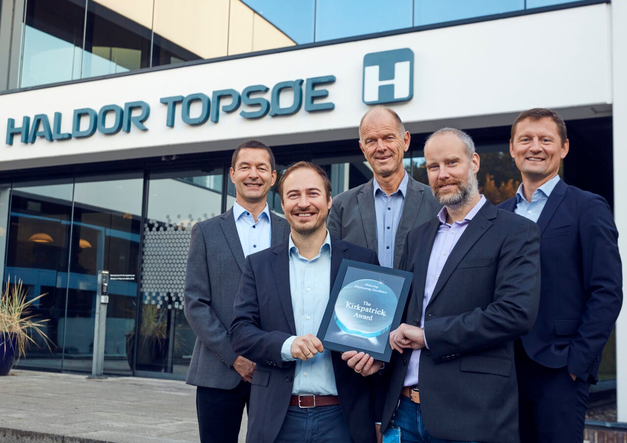 Haldor Topsoe wins the 2021 Kirkpatrick Chemical Engineering ...