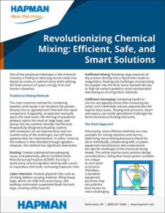 Revolutionizing Chemical Mixing: Efficient, Safe and Smart Solutions ...