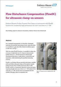 Flow Disturbance Compensation (FlowDC) for ultrasonic clamp-on sensors ...