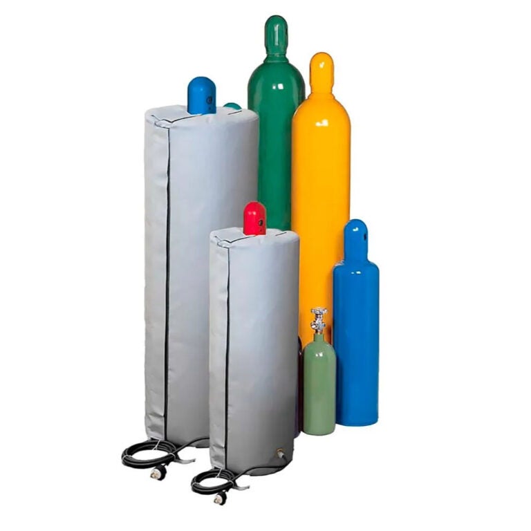 Flexible heating jackets maintain gas-cylinder temperatures | Page 1