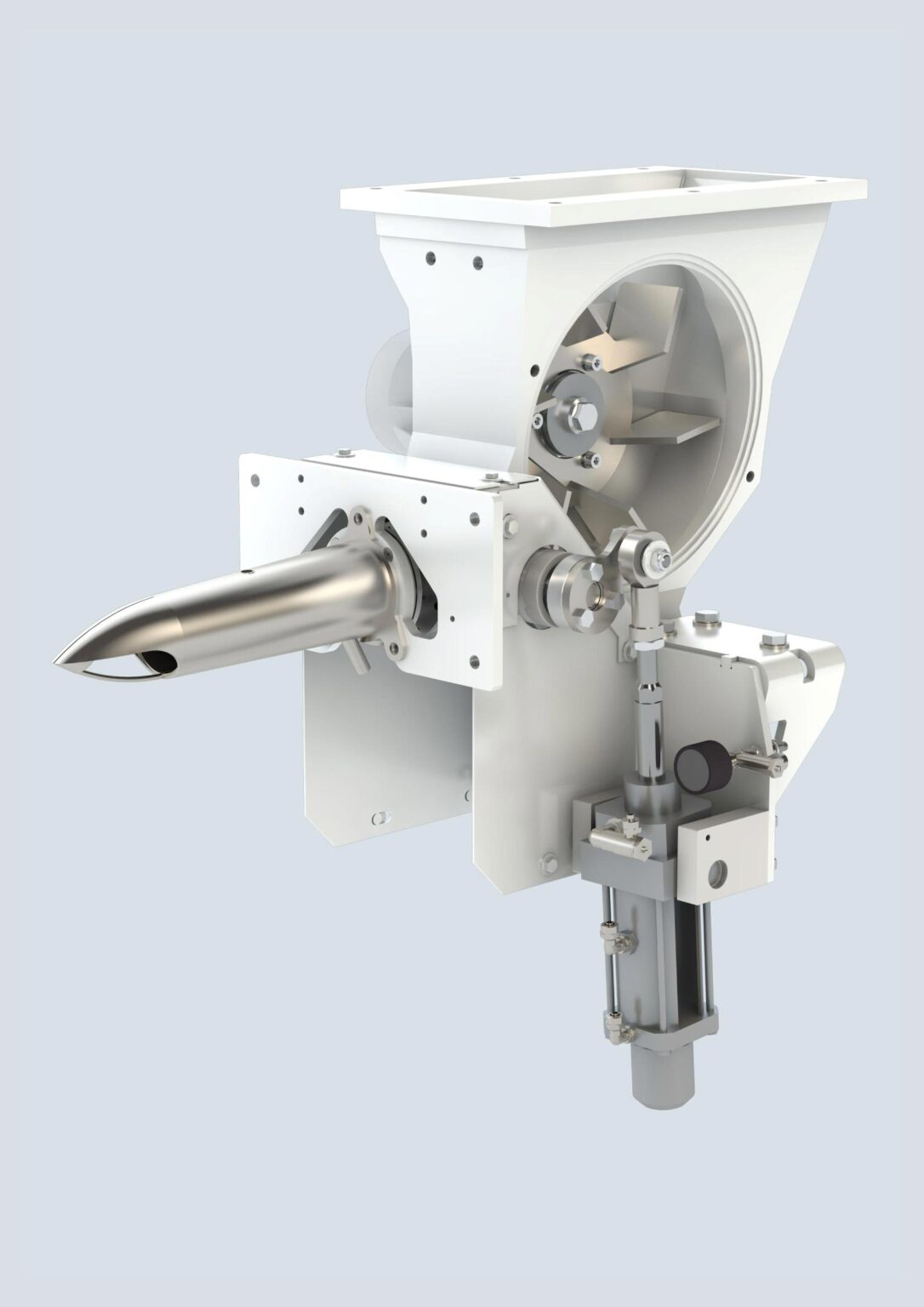Patented dosing unit now standard on this solids-material packing ...